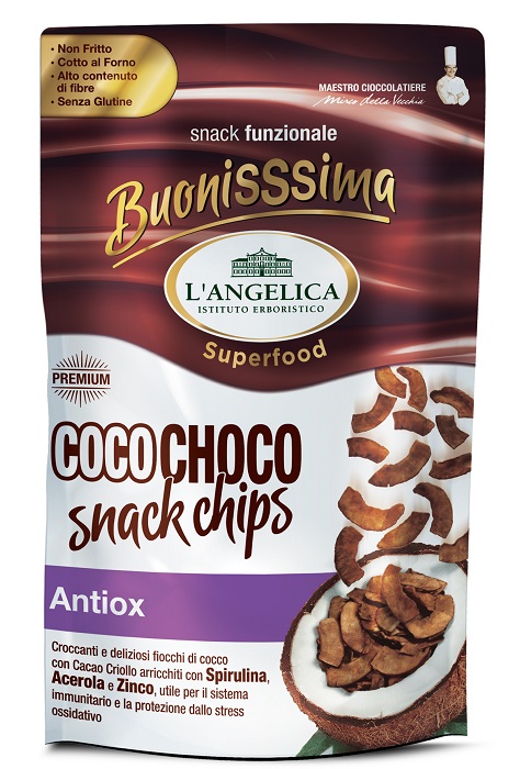L'Istituto Erboristico L'Angelica presenta...Coco Choco snack chips!