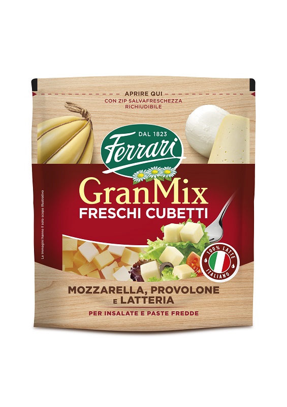 Ferrari Formaggi presenta GranMix Freschi Cubetti