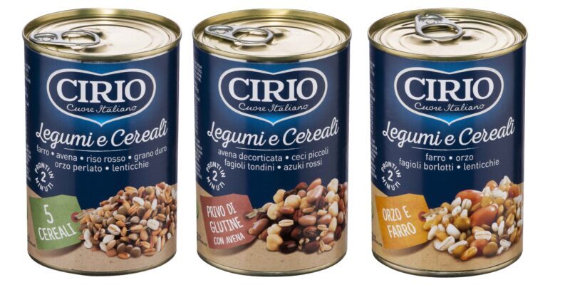 Legumi e cereali Cirio: 3 deliziosi mix di legumi e cereali, pronti in ...