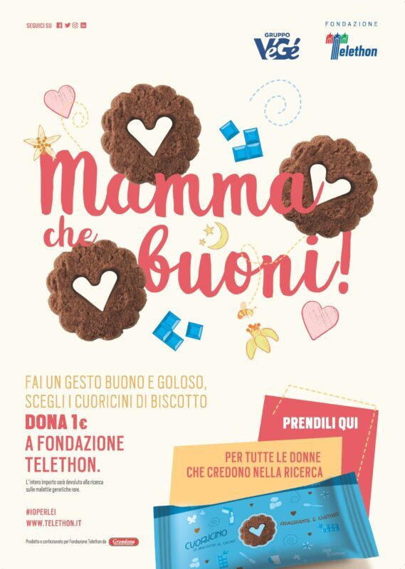Gruppo Végé al fianco di Fondazione Telethon per la campagna di ... Gruppo Végé al fianco di Fondazione Telethon per la campagna di ...