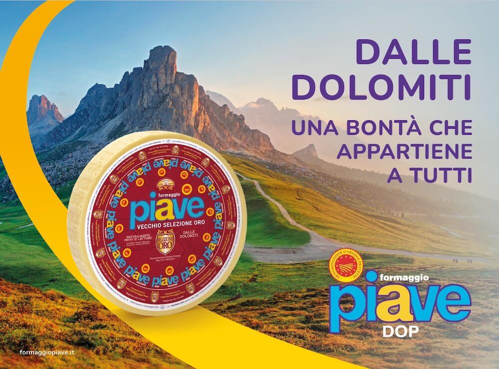 Nuova campagna comunicazione Formaggio Piave Dop