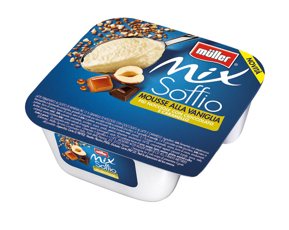 Müller amplia la Linea Mix Soffio con due nuovi gusti: Mousse alla ...